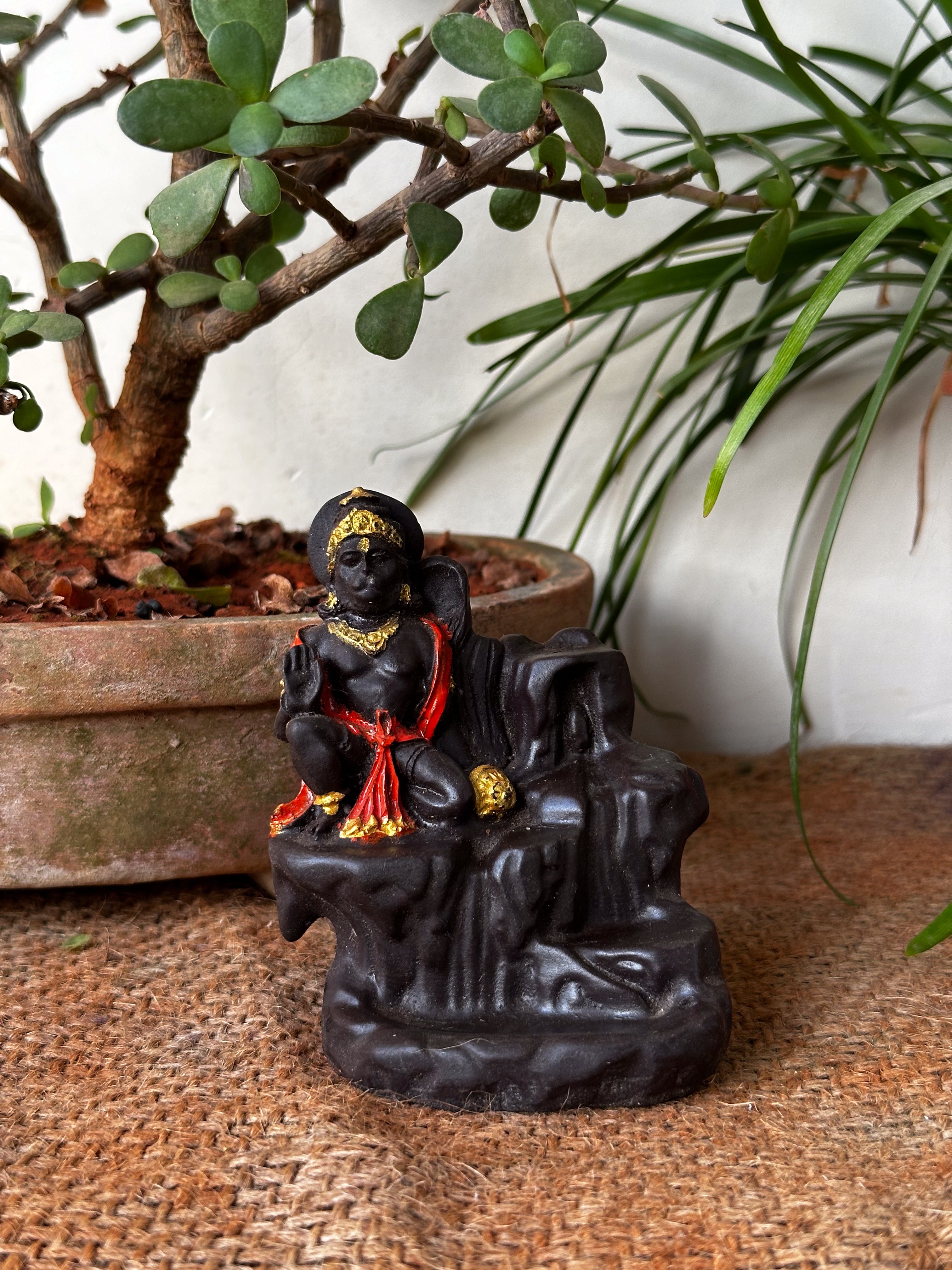 Back flow dhoop stand - Hanuman